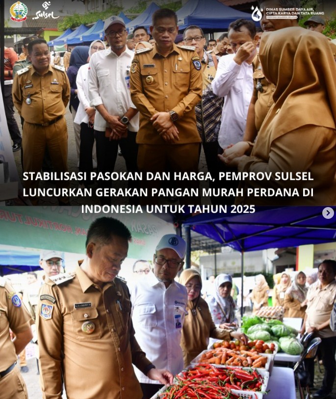 Stabilisasi Pasokan dan Harga, Pemprov Sulsel Luncurkan Gerakan Pangan Murah Perdana di ...